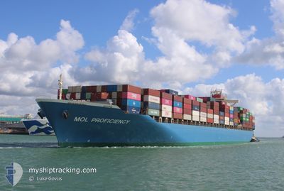 MOL PROFICIENCY - Container Ship (IMO: 9403619, MMSI: 538002961 ...